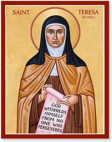 St Teresa Of Avila Icon Women Saints Monastery Icons