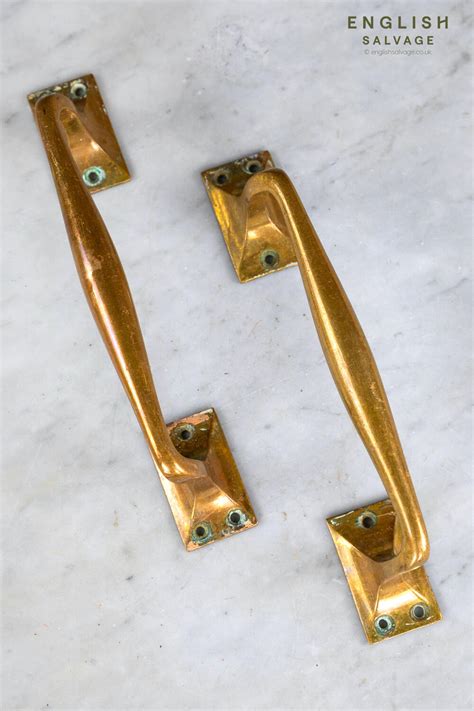 Simple Reclaimed Brass Door Pulls