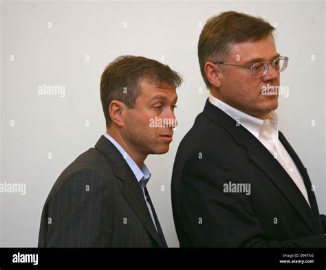 Chukotka Regional Governor Roman Abramovich To The Left And Evraz