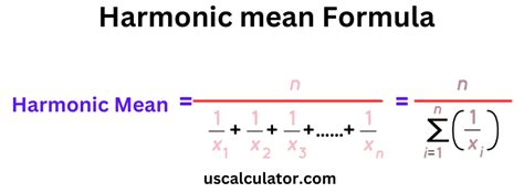 Harmonic Mean Calculator With Calculation Steps