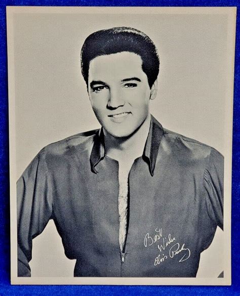 1960s Elvis Presley Signed Photo 8x10 Signature Autograph 4614528610