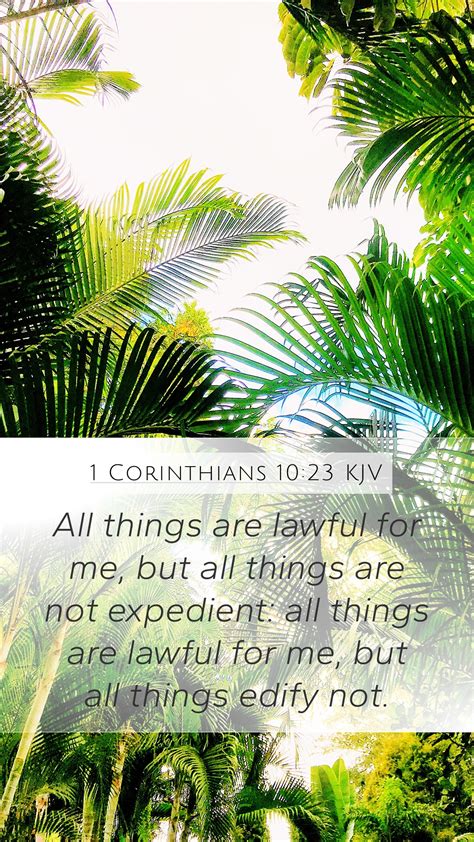 1 Corinthians 1023 Bible Verse Meaning All Things Are Lawful For Me