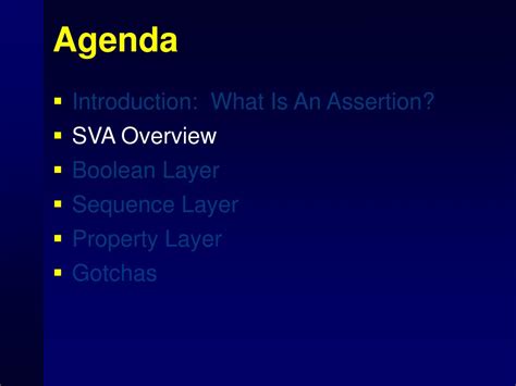 Ppt Introduction To System Verilog Assertions Powerpoint Presentation