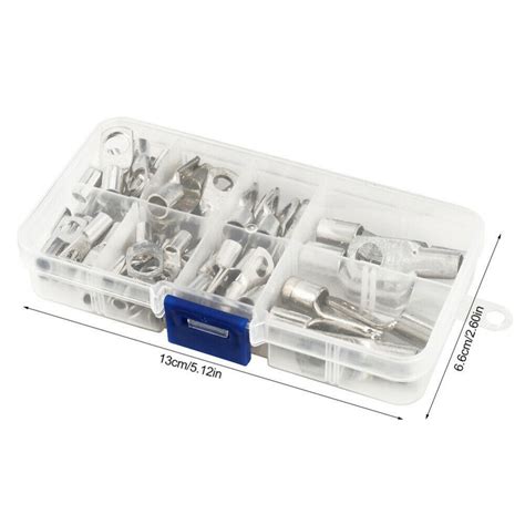 Goodhd 120pcs Copper Wire Lugs Battery Cable Ends Terminal Connectors Assortment Kit
