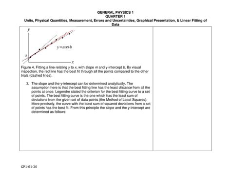 General Physics 1 Teaching Guide Pdf Professional School