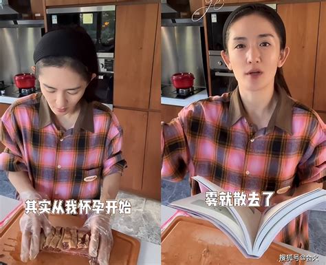 谢娜素颜与好友聚餐，手上螃蟹比脸还宽，大口吃肉满嘴油光太真实 四川风情