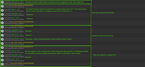 Enter Play Mode With Domain And Scene Reload Disabled Unexpected State Reset Unity Engine