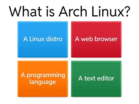 Arch Linux Quiz