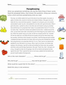 5th Grade Writing Worksheets