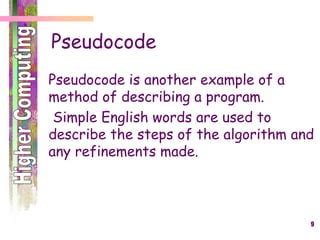 Software Development Presentation Basic Only PPT