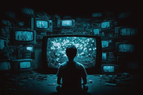 Watching Tv In The Dark