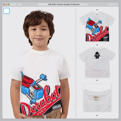 Db 0007 Cartoon Home เสื้อยืดคอกลมเด็กdora Bot ลิขสิทธิ์แท้ Shopee