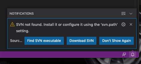 Macos Why Can T The SVN Plugin In Visual Studio Code Find My Svn Path Stack Overflow