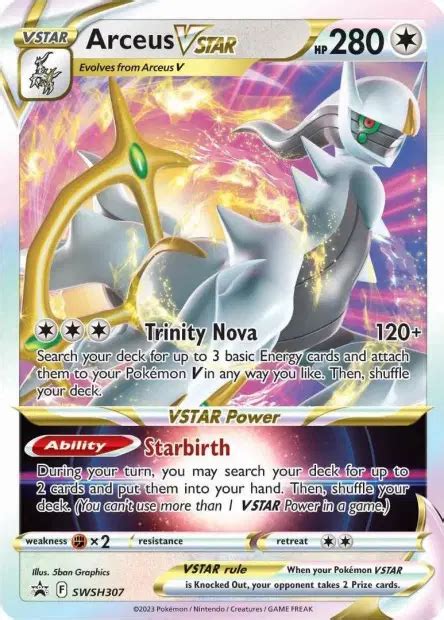 Arceus Cards List National Pokédex 493 Pokéfolio