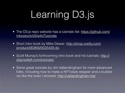Interactive Data Visualization With D3js Key