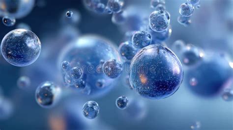 Nanoparticles Abstract Background Stock Illustrations 892