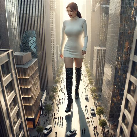 Giantess City Walk By Aibotos On Deviantart