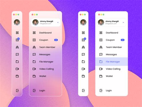 Dashboard Glass Morphism Design By Nitendra Singh On Dribbble