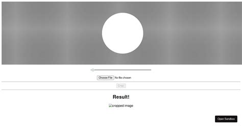 Croppie To Crop Uploaded Base64 Image Codesandbox