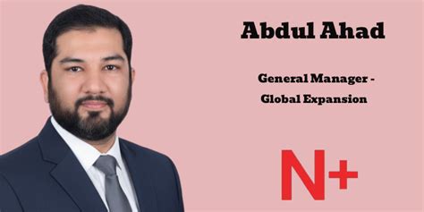 Netcom Names Abdul Ahad As General Manager Global Expansion