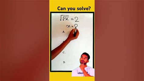 Double Square Root Shortfeed Maths Youtube