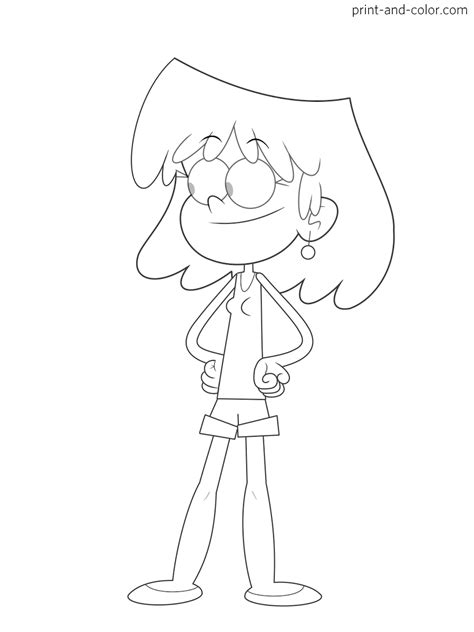 The Loud House Coloring Pages Print And