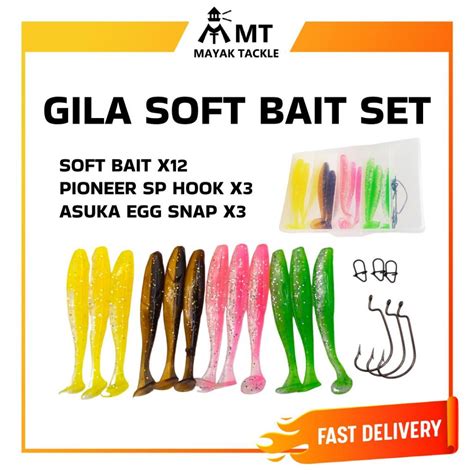 Super Value Gila Soft Bait Set Soft Bait X70 Combo Set Shopee Malaysia