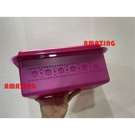 Tupperware Mosaic Bread Server 3 0l Bekas Roti Bread Keeper Roti