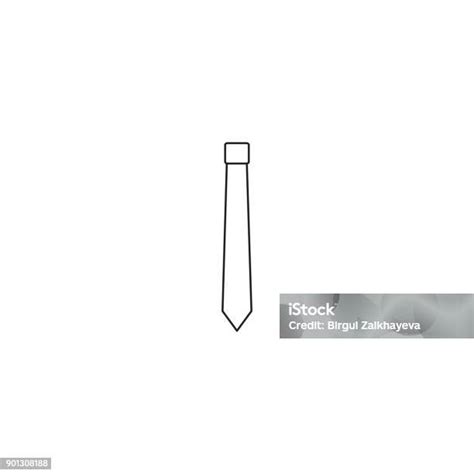 넥타이의 상징입니다 얇은 선 패션의 아이콘 웹 디자인에 대 한 스트로크 그림 그래픽입니다 품질 개요 벡터 기호 개념입니다 프리미엄 모노 선형 아름 다운 일반 간결한 로고