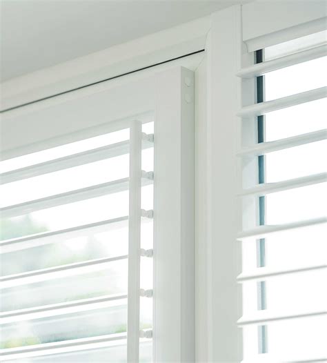 Louvolite Perfect Fit Upvc Shutters Lite Cotton Natural White Uk Blinds