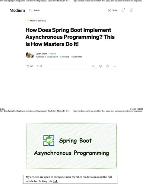 How Does Spring Boot Implement Asynchronous Programming This Is How Masters Do It By Dylan