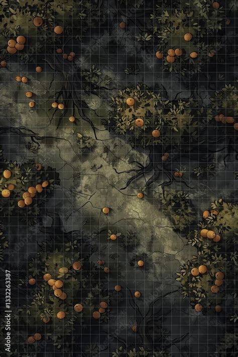 Dnd Battlemaps Gridded Fantasy Map With Grid For Tabletop Roleplaying