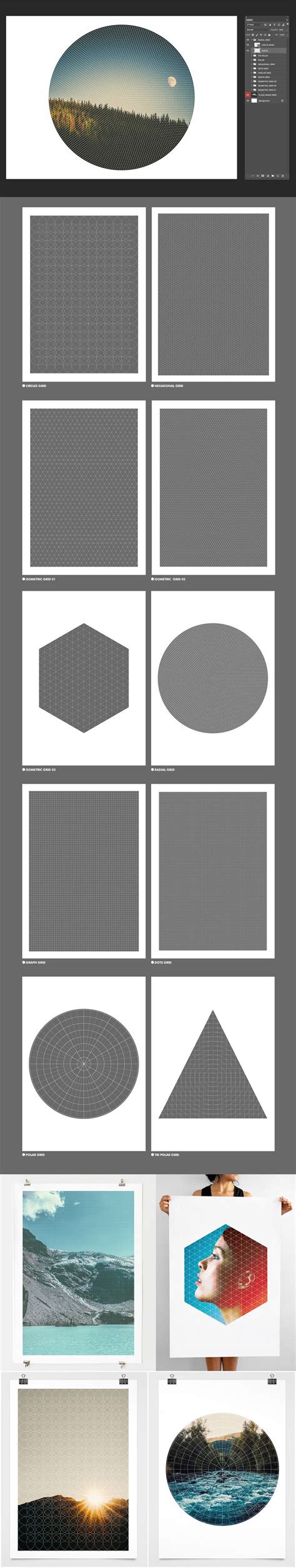 grid overlay masks vector and bitmap design cuts bitmap overlays