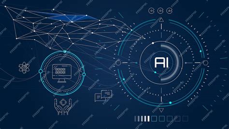 Premium Vector Artificial Intelligence With Digital Data Analysis And Machine Learning