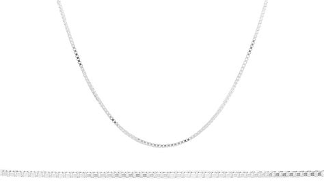 Italian Sterling Silver Diamond Cut Box Chain By Simply925 Groupon