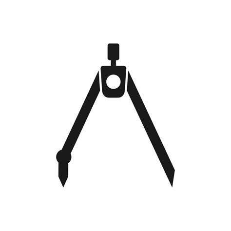 Maths Compass Icon 21532275 Vector Art At Vecteezy