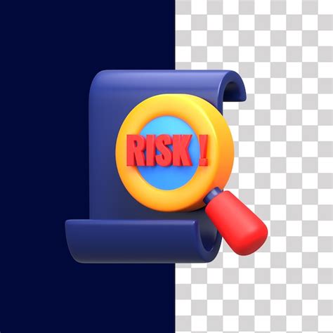 Premium Psd 3d Risk Analysis Illustration