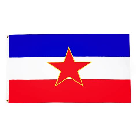 Az Flag Yugoslavia Flag 150x90 Cm 100d Polyester Yugoslavian