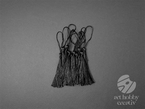 Ciucuri Negru 12cm Set 10buc