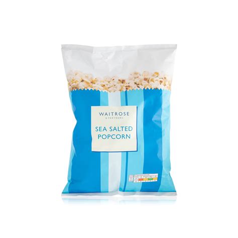 Waitrose Sea Salted Popcorn 80g Waitrose Uae And Partners