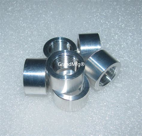 Npt Threaded Aluminum Half Coupling Gm Ahc Npt10 Grandmfg China Manufacturer Pipe