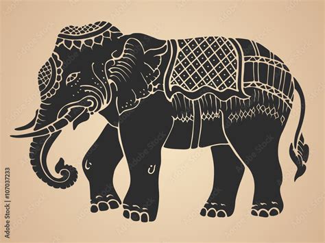 Thai Elephant Art
