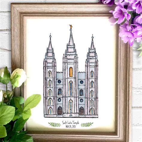 Salt Lake Temple Etsy