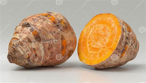 Freshly Picked Orange Root Vegetables Turmeric A Vibrant And Aromatic