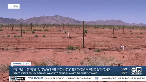 Governors Water Policy Council Recommends Rural Groundwater Framework