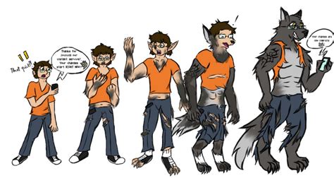 Werewolf Cartoon Transformation