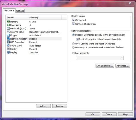 Vmware Player Network Adapter Settings Which One Solved Windows 7 Forums