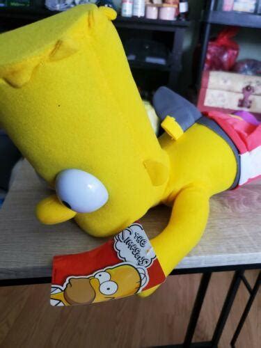 The Simpsons Swimming Swim Shark Bart 18 Plush Stuffed Toy Doll