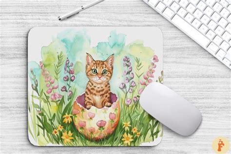 Cute Cat In Easter Egg Backgrounds Bundle Bundle · Creative Fabrica