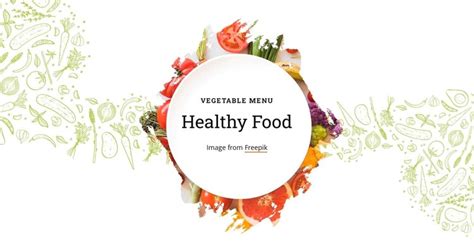 Vegetable Menu CSS Template By Nicepage